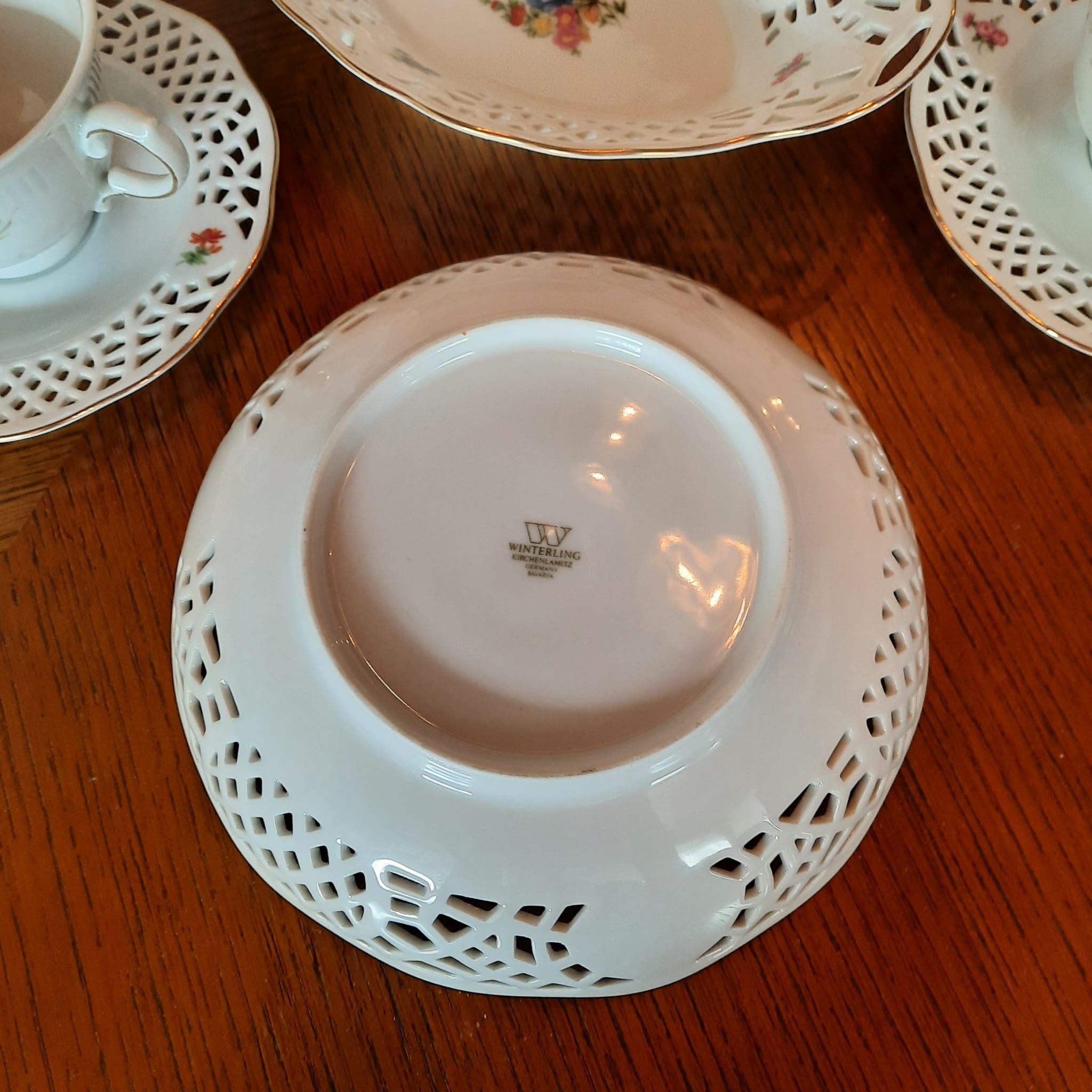 Winterling Set mit Durchbruchrand - Das Antiquitäten und Sammler Forum